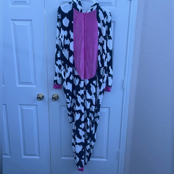 Pants & Jumpsuits | Cow Costume Onesie Size Medium 81 | Poshmark